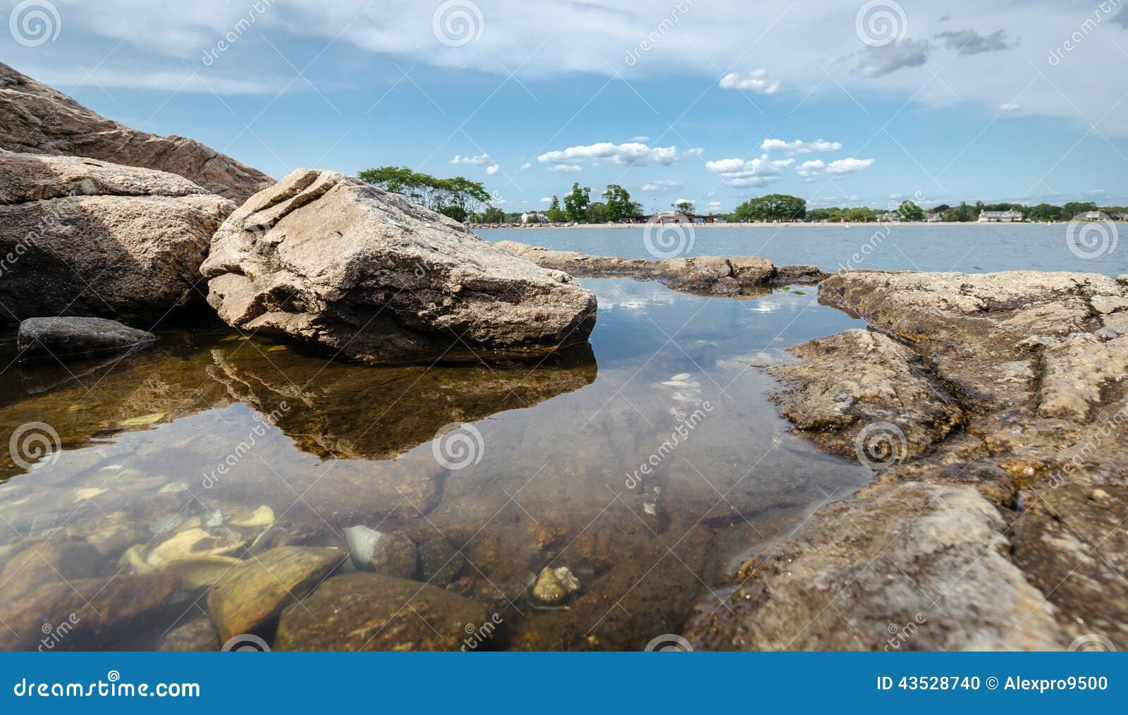 Coast of Connecticut stock photo. Image of scenic, rock - 43528740