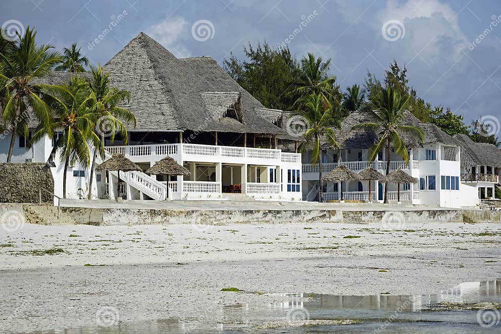 Coast Development at Jambiani on Zanzibar Stock Photo - Image of ...