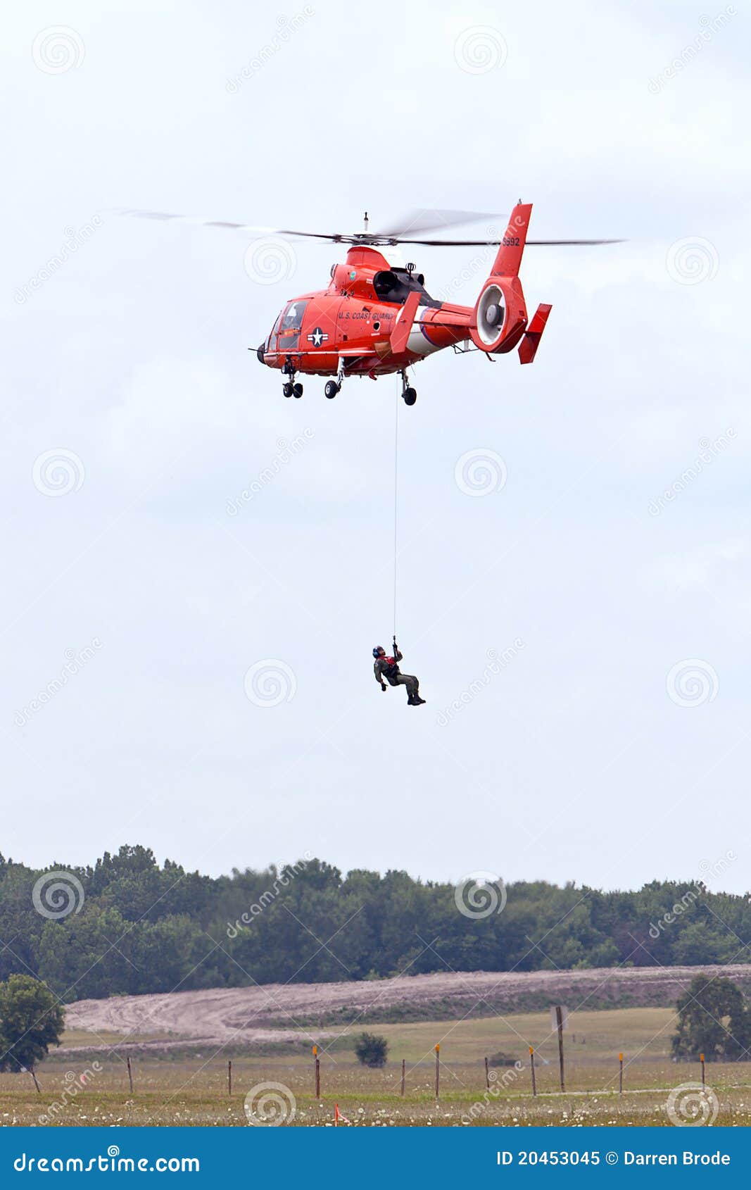 Coast Guard Dolphin Helicopter Editorial Image - Image of show, thunder ...