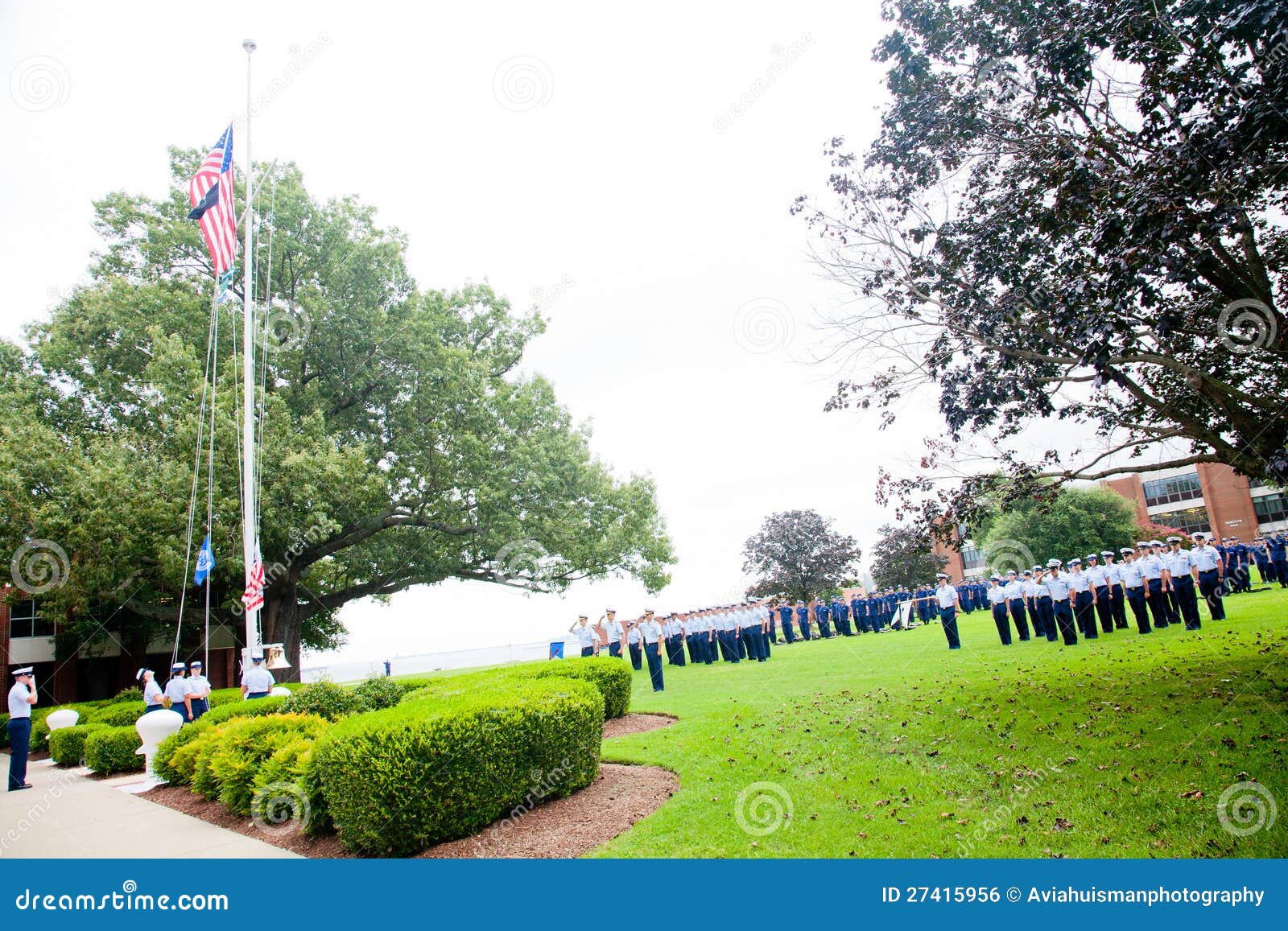 Coast Guard Graduation: Flag Ceremony Editorial Photo - Image of flag ...