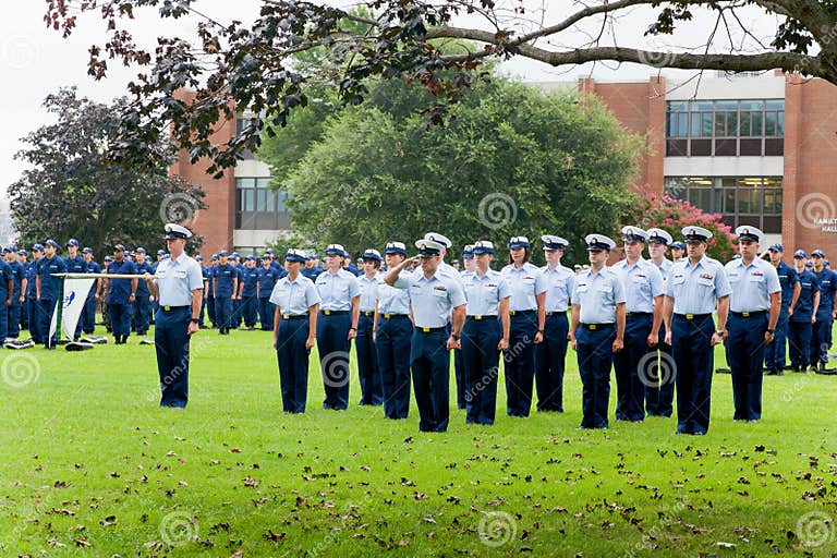 Coast Guard Graduation: Formation Editorial Photo - Image of advance ...
