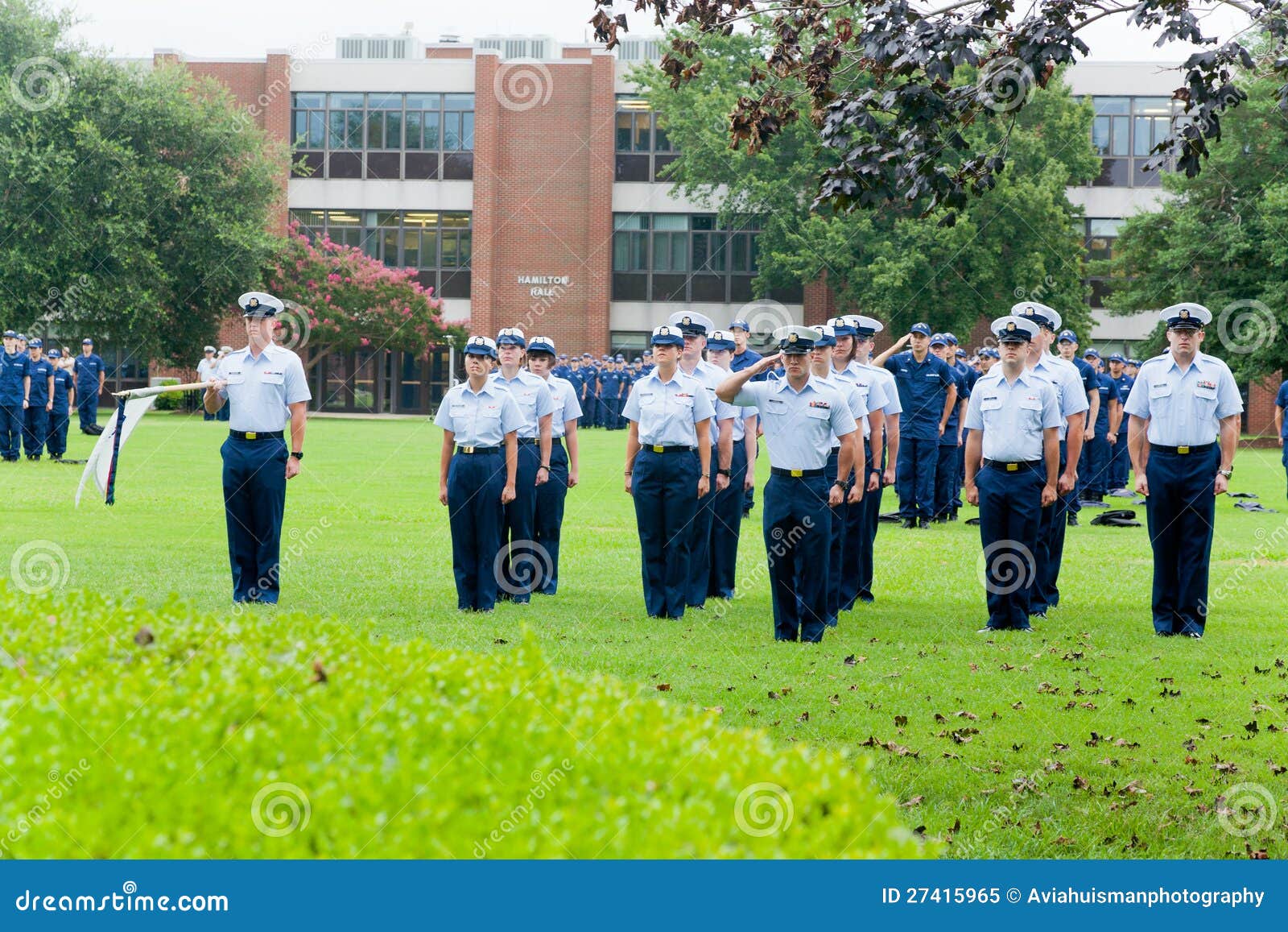 Coast Guard Graduation: Salute Editorial Image - Image of america ...