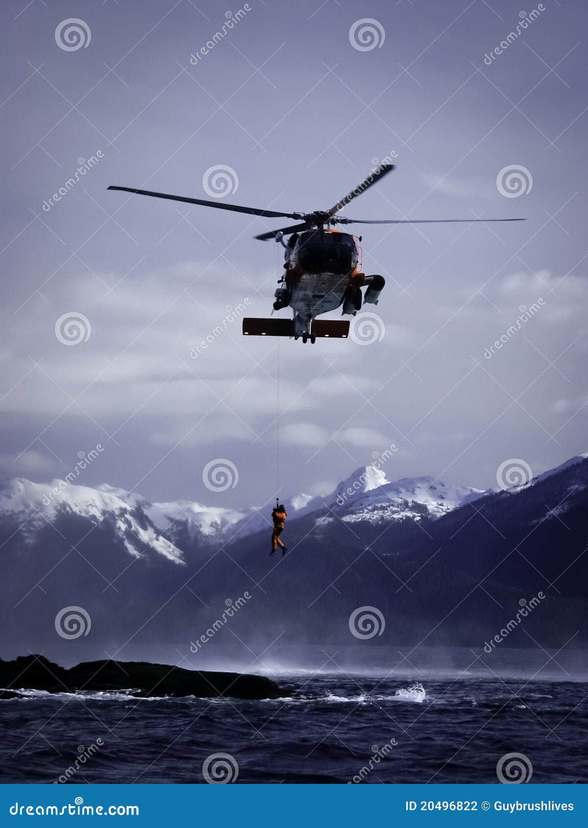 Coast Guard Helicopter Operations Editorial Photography - Image of ...