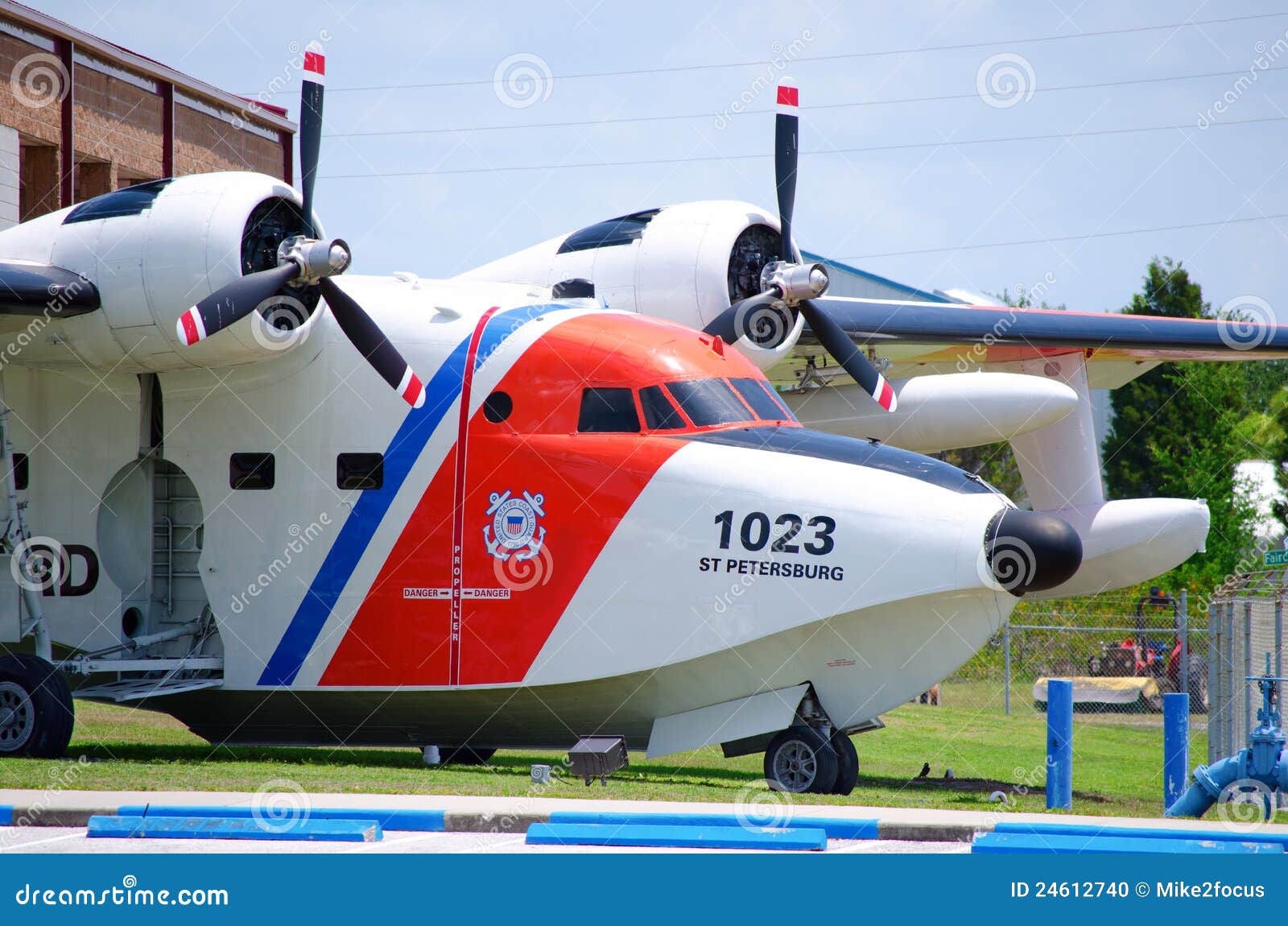 Coast Guard Plane Closeup Editorial Image - Image: 24612740
