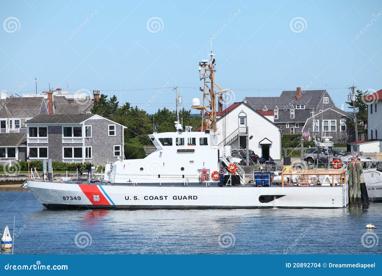 Coast Guard Ship Nantucket, MA Editorial Stock Image - Image of rescue ...