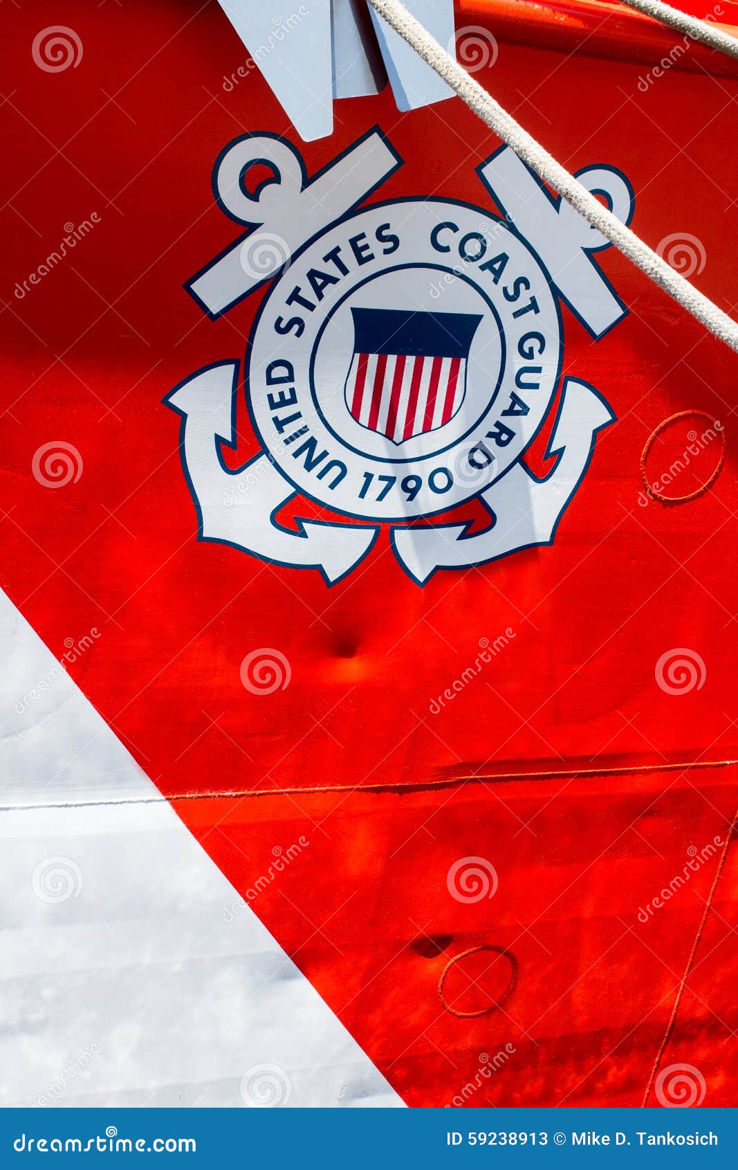 Coast Guard Sign editorial stock photo. Image of america - 59238913