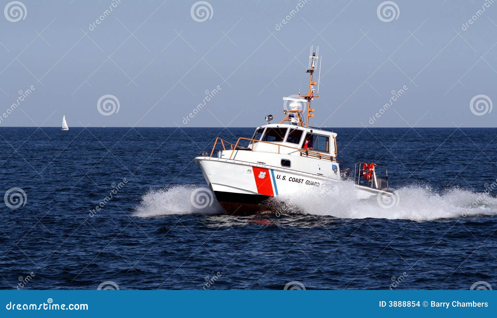Coast Guard Speedboat stock photo. Image of sail, customs - 3888854