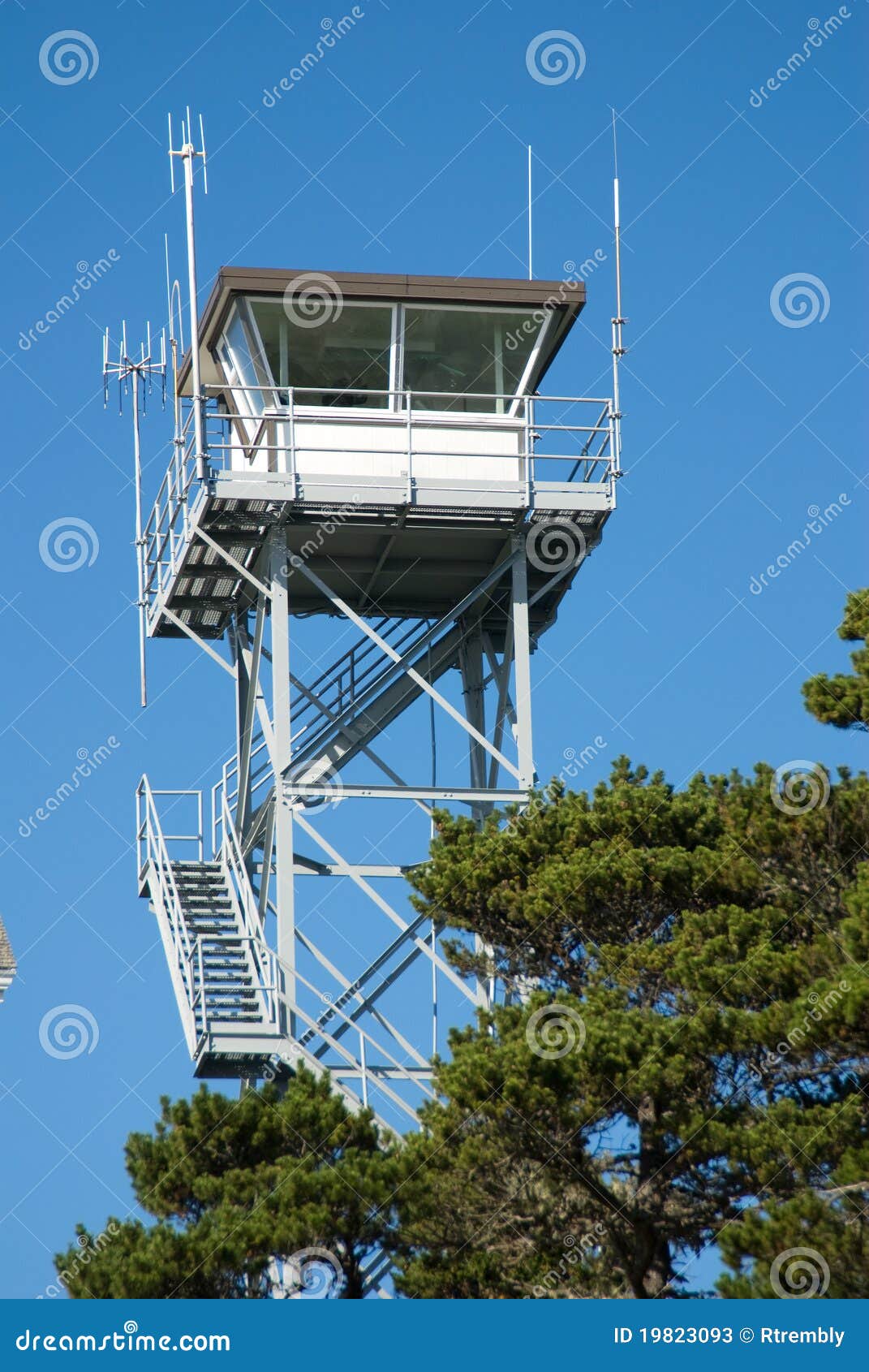 Coast Guard watch tower editorial stock photo. Image of urgency - 19823093