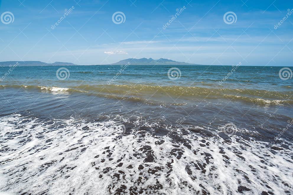 The Coast of Indian Ocean on Island Java Stock Photo - Image of nature ...