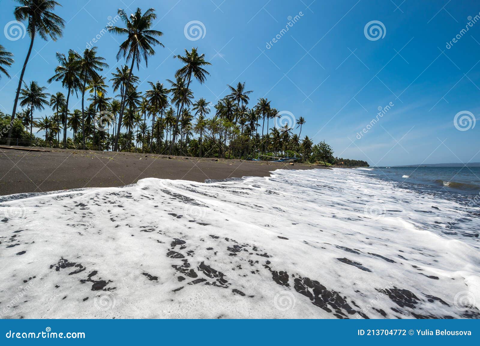 The Coast of Indian Ocean on Island Java Stock Photo - Image of scenery ...