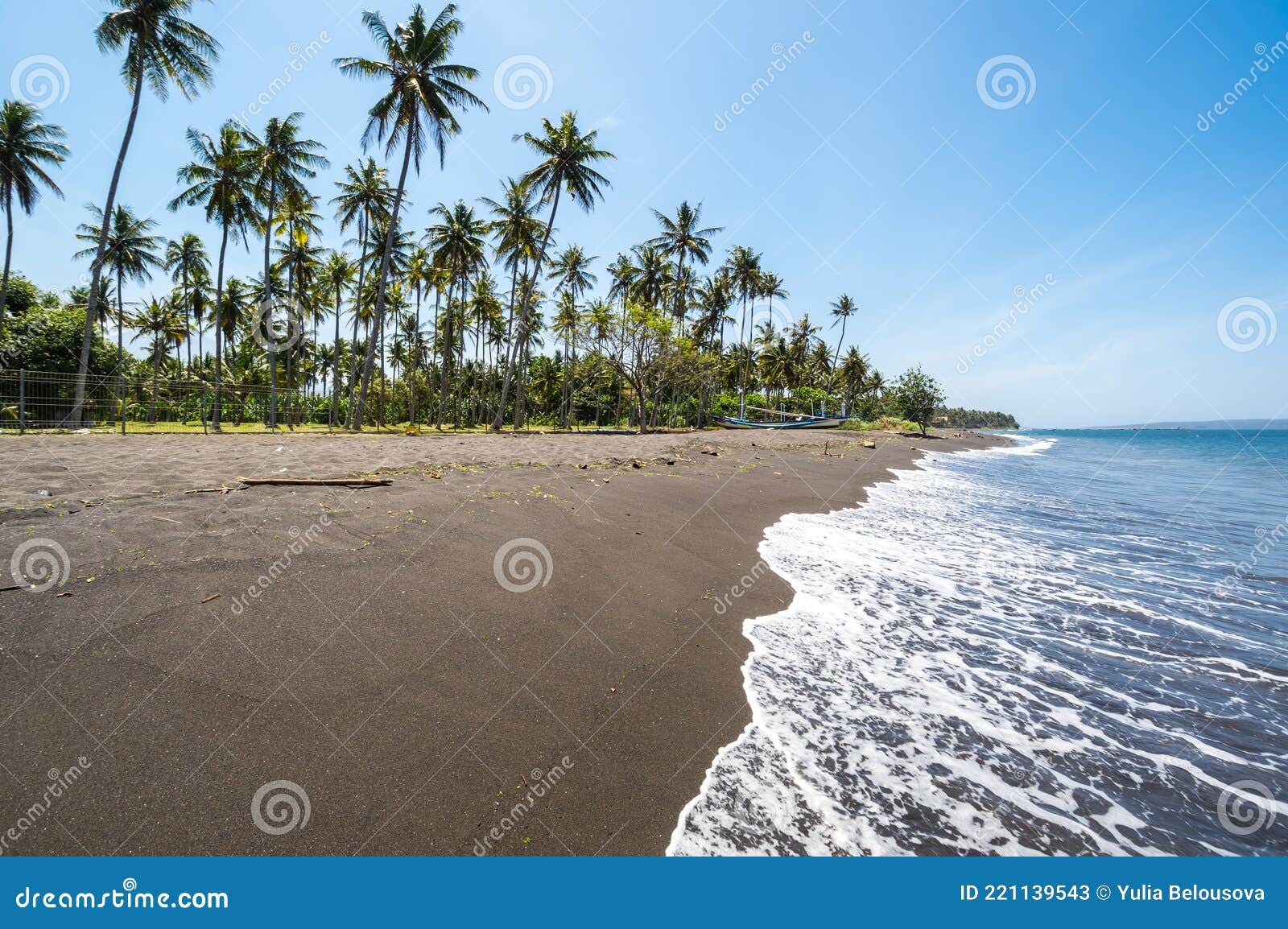 The Coast of Indian Ocean on Island Java Stock Image - Image of nature ...