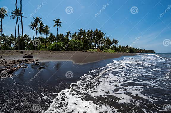 The Coast of Indian Ocean on Island Java Stock Photo - Image of indian ...