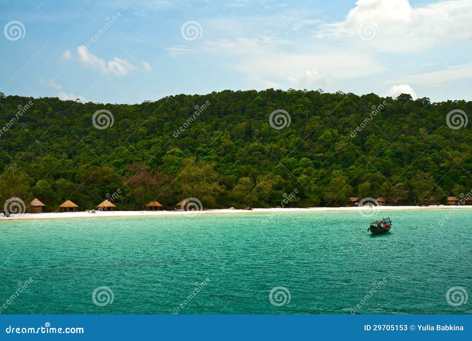 Koh Rong Samloem Island Cambodia Stock Photo | CartoonDealer.com #158086650