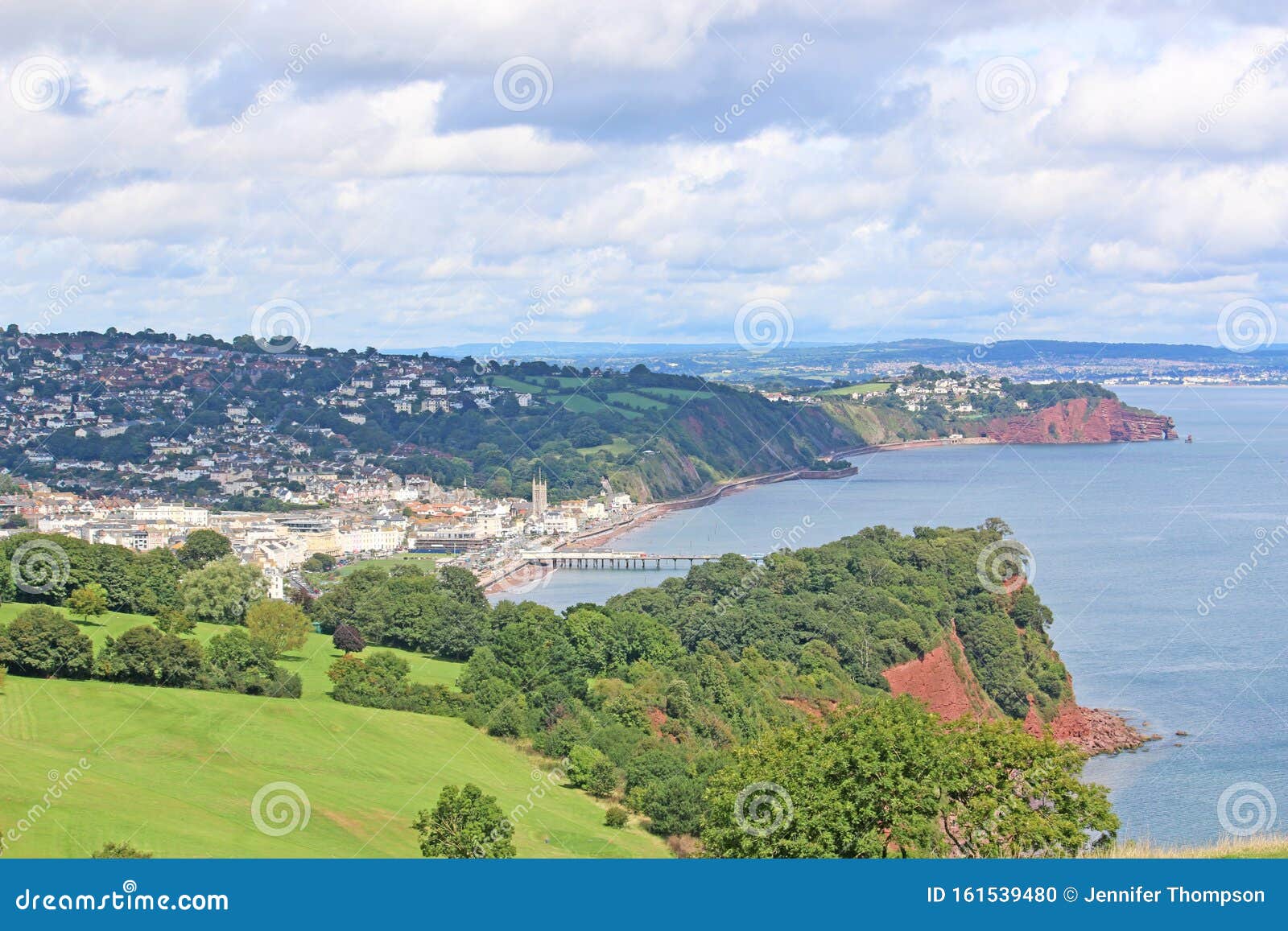 Coast of Labrador Bay, Devon Stock Photo - Image of south, england ...