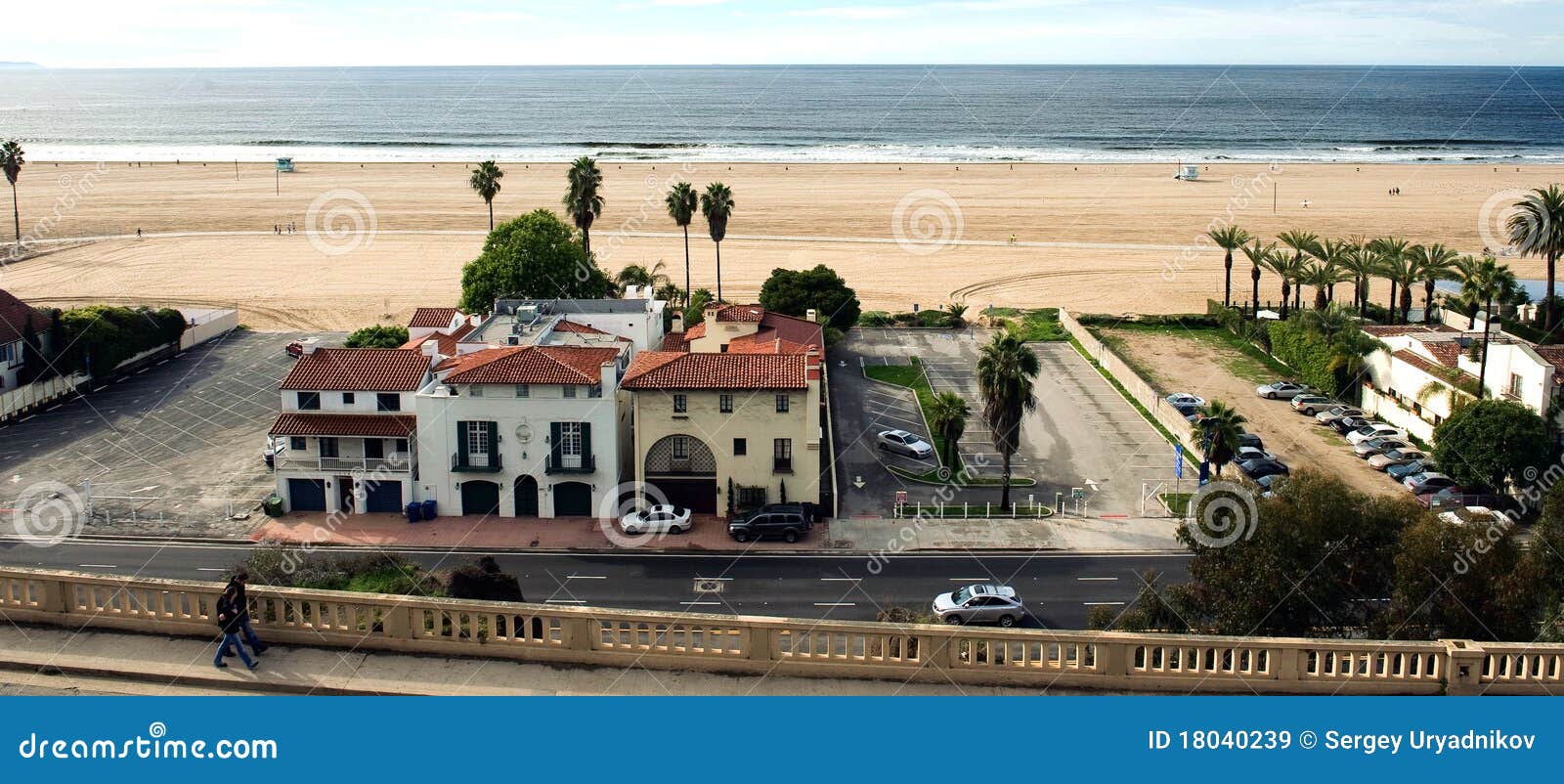 Coast Los Angeles. stock image. Image of palms, coastline - 18040239