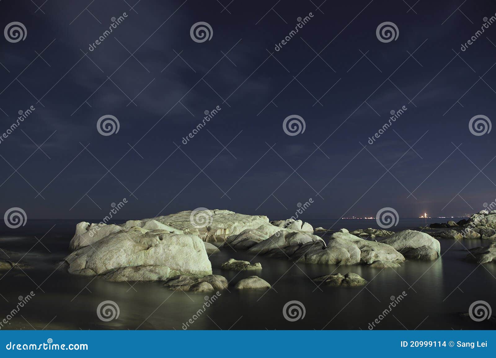 Coast night scenes stock photo. Image of nature, light - 20999114