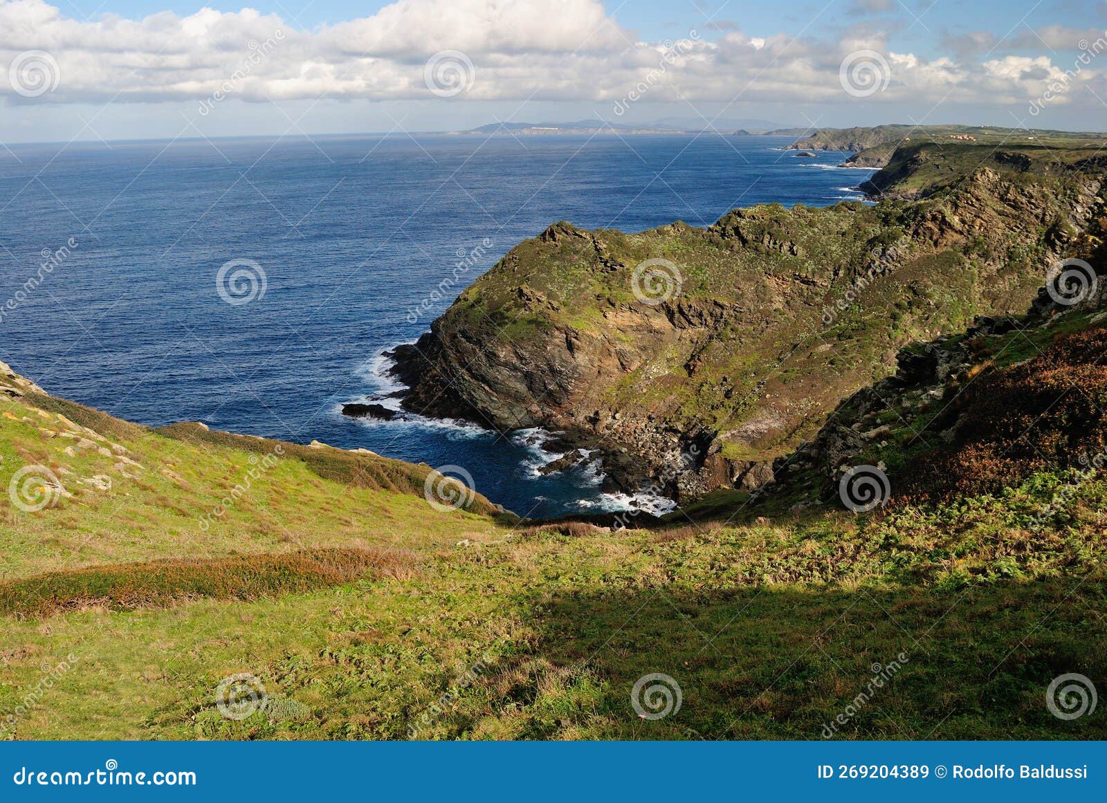The Coast of Nurra from Capo Mannu Stock Image - Image of ocean, rock ...