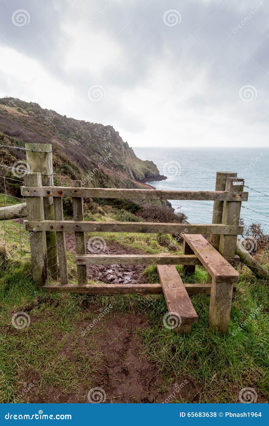 On the Coast Path Cornwall England Uk Stock Photo - Image of cornish ...