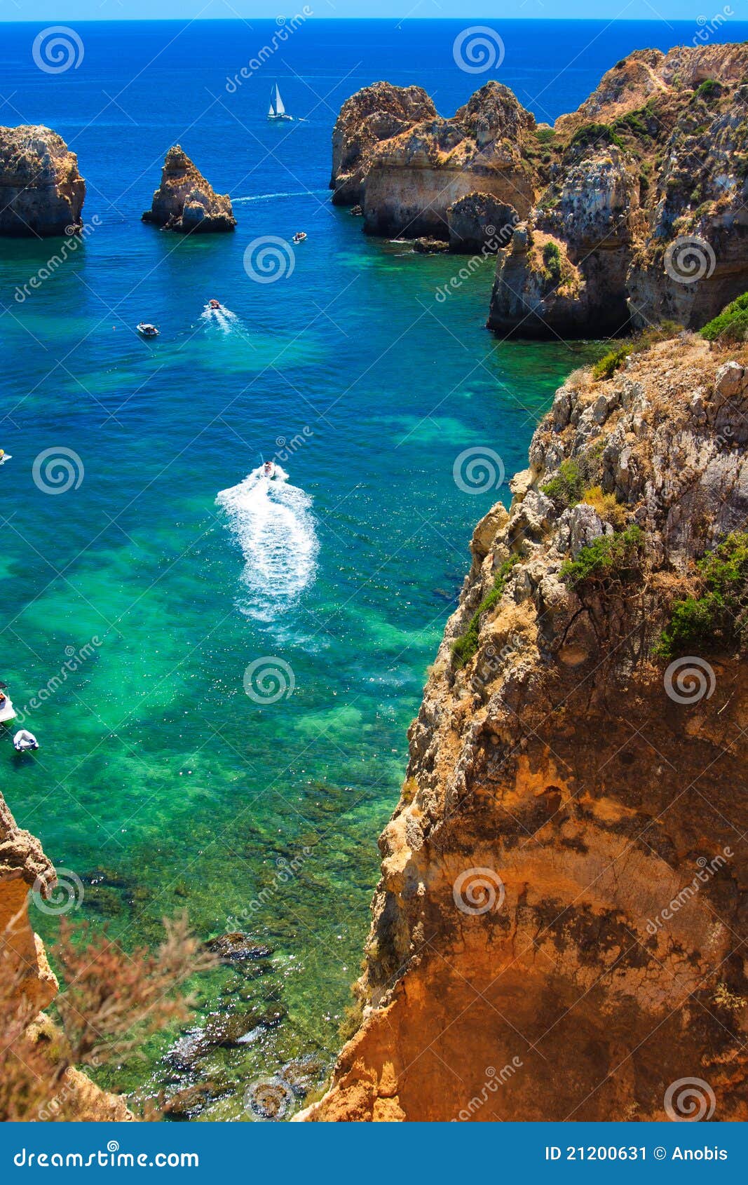 Coast at Portugal stock image. Image of outdoor, ocean - 21200631