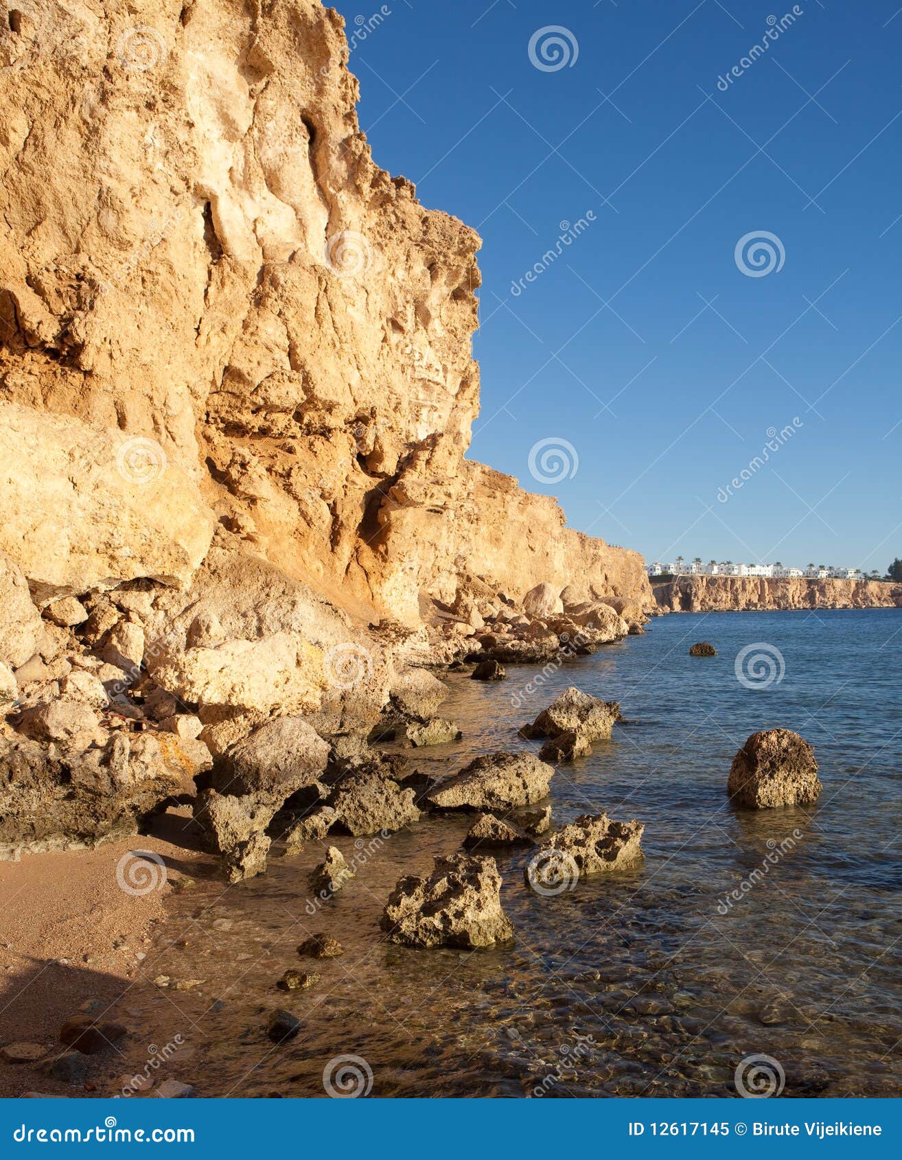 Coast of Red sea stock image. Image of yellow, blue, ocean - 12617145