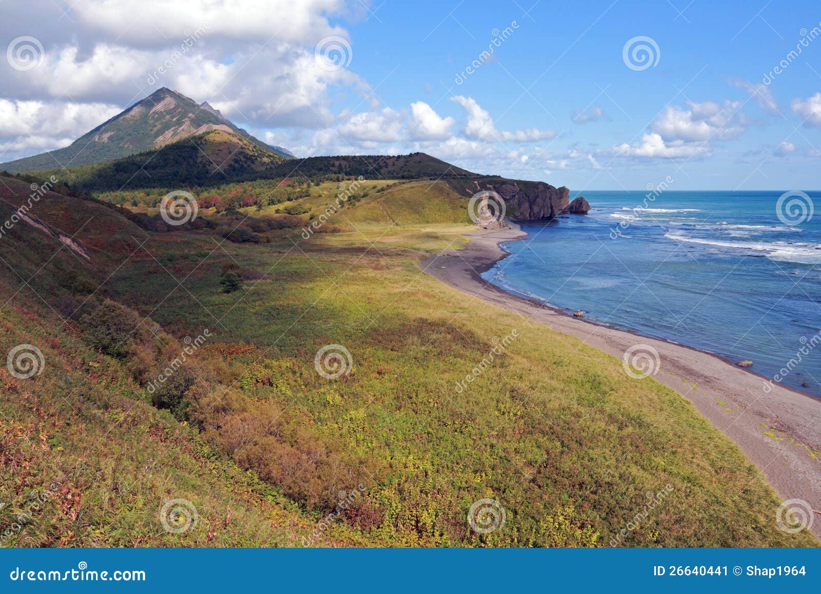 Coast of Sakhalin Island stock image. Image of extreme - 26640441