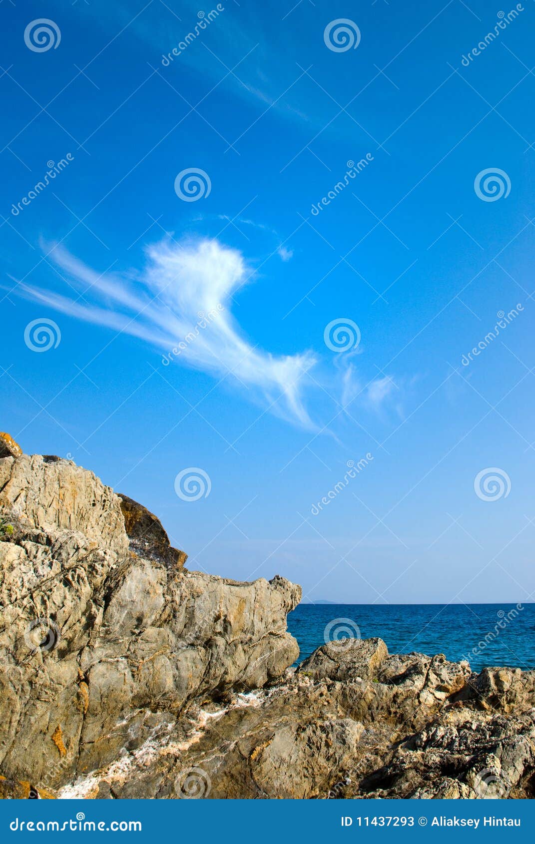 Coast of Sea with Stones in Water Stock Image - Image of outdoors ...