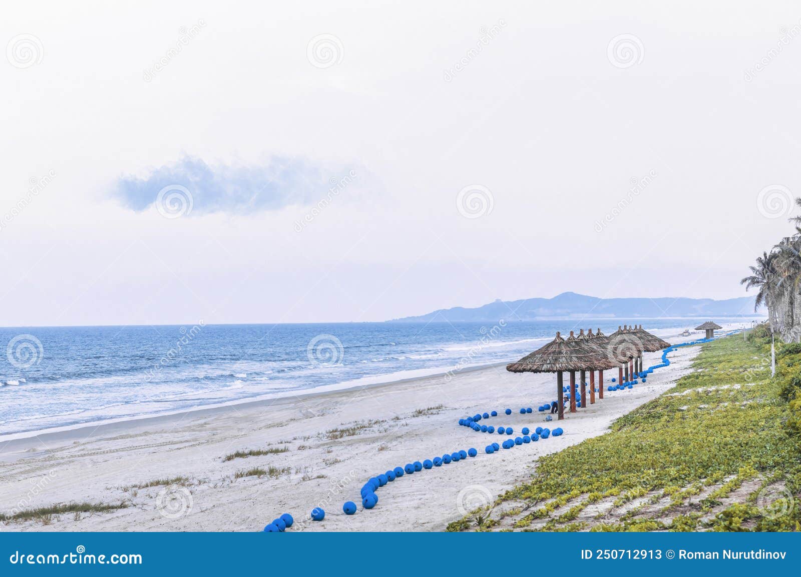 On the Coast of the South China Sea. Beach Stock Image - Image of ...