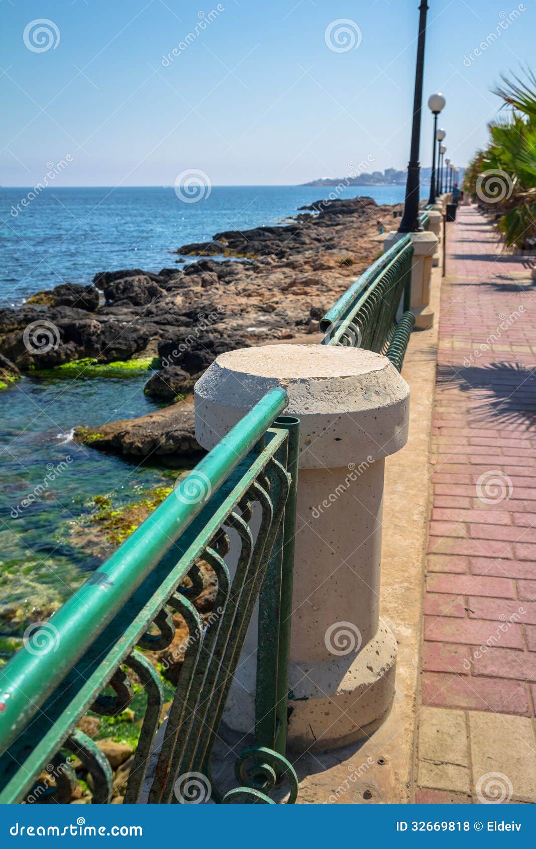 Coast Walking stock photo. Image of summer, beach, calm - 32669818