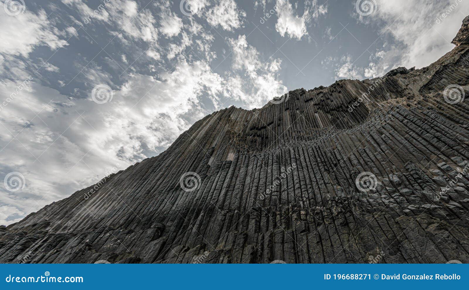 Coastal Basalt Columns in Gomera Island, Canary Islands Stock Image ...