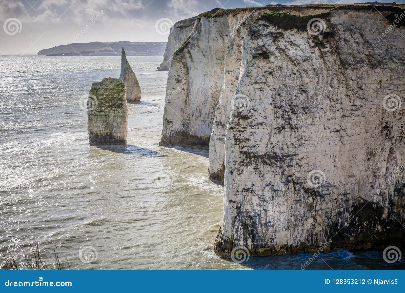 Coastal Chalk Cliffs Near Old Harry Rocks, Swanage, Dorset, UK Stock ... Coastal Chalk Cliffs Near Old Harry Rocks, Swanage, Dorset, UK Stock ...