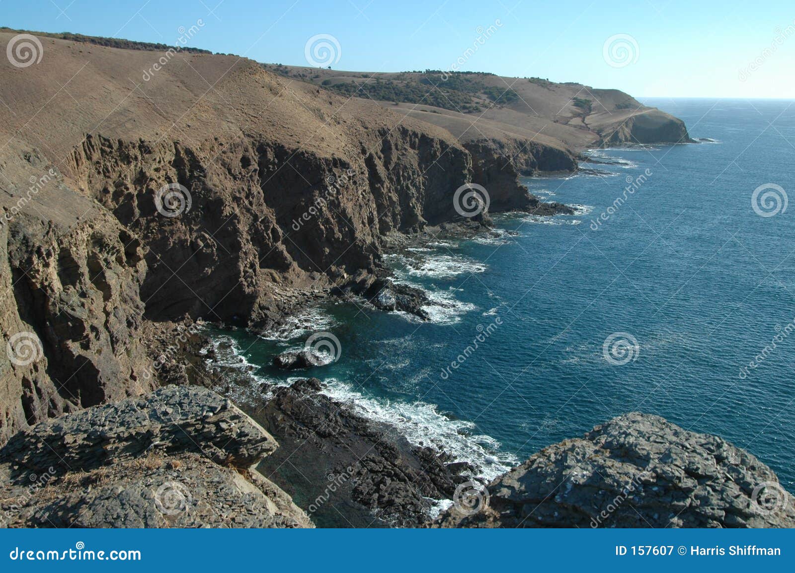 Coastal cliffs stock image. Image of kangaroo, cliffs, rocks - 157607