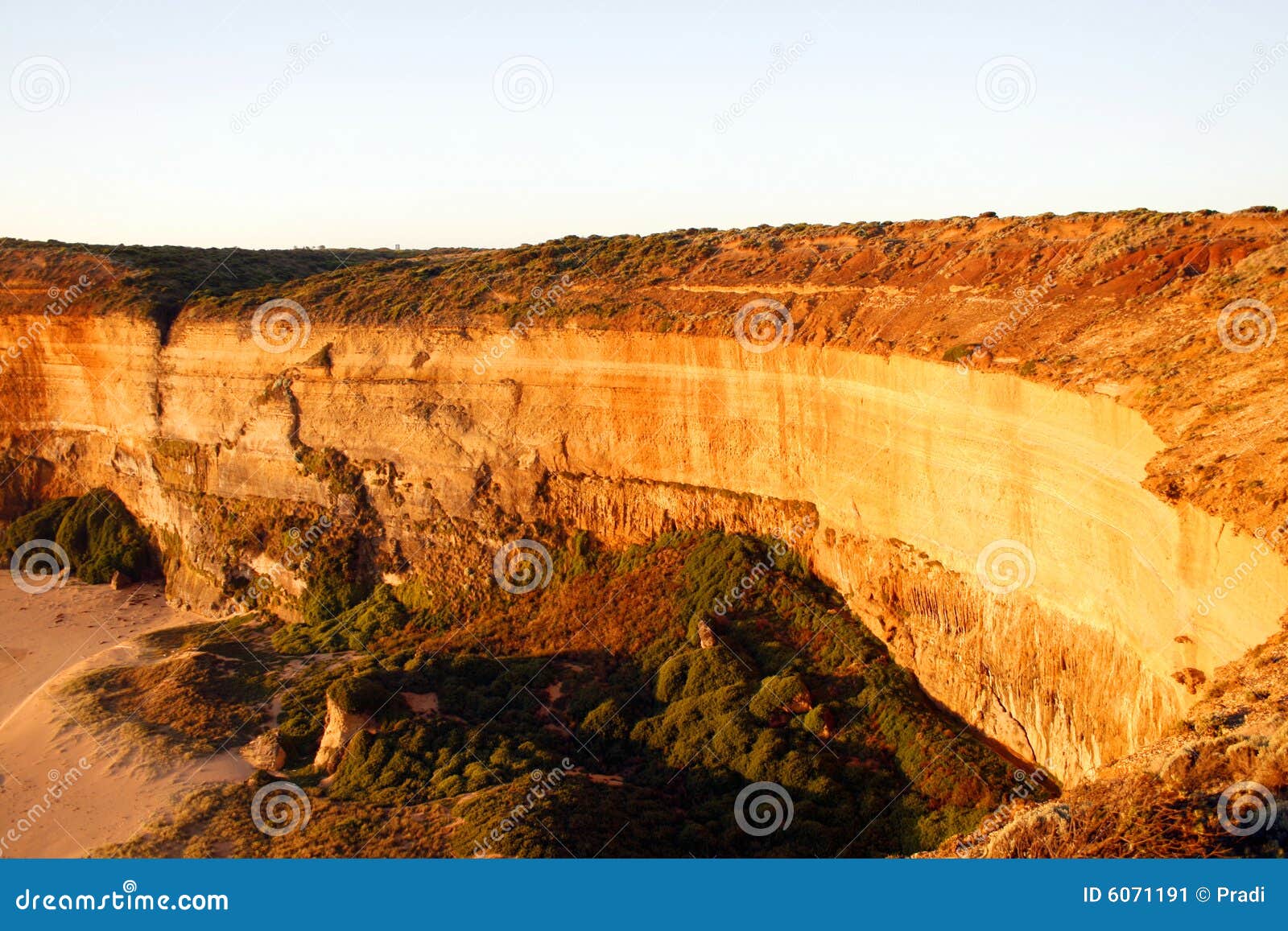 Coastal cliffs stock image. Image of famous, coast, camberwell - 6071191