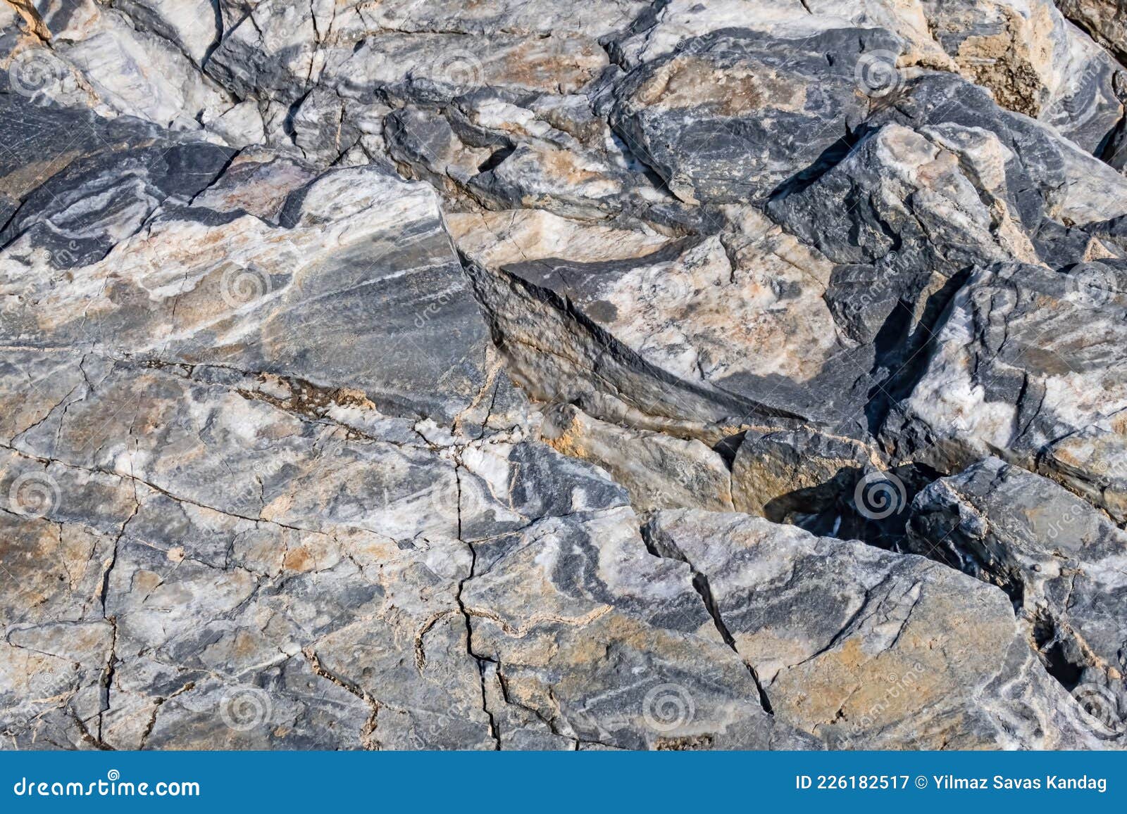 Coastal Cliffs and Rock Surfaces Stock Image - Image of mineral ...