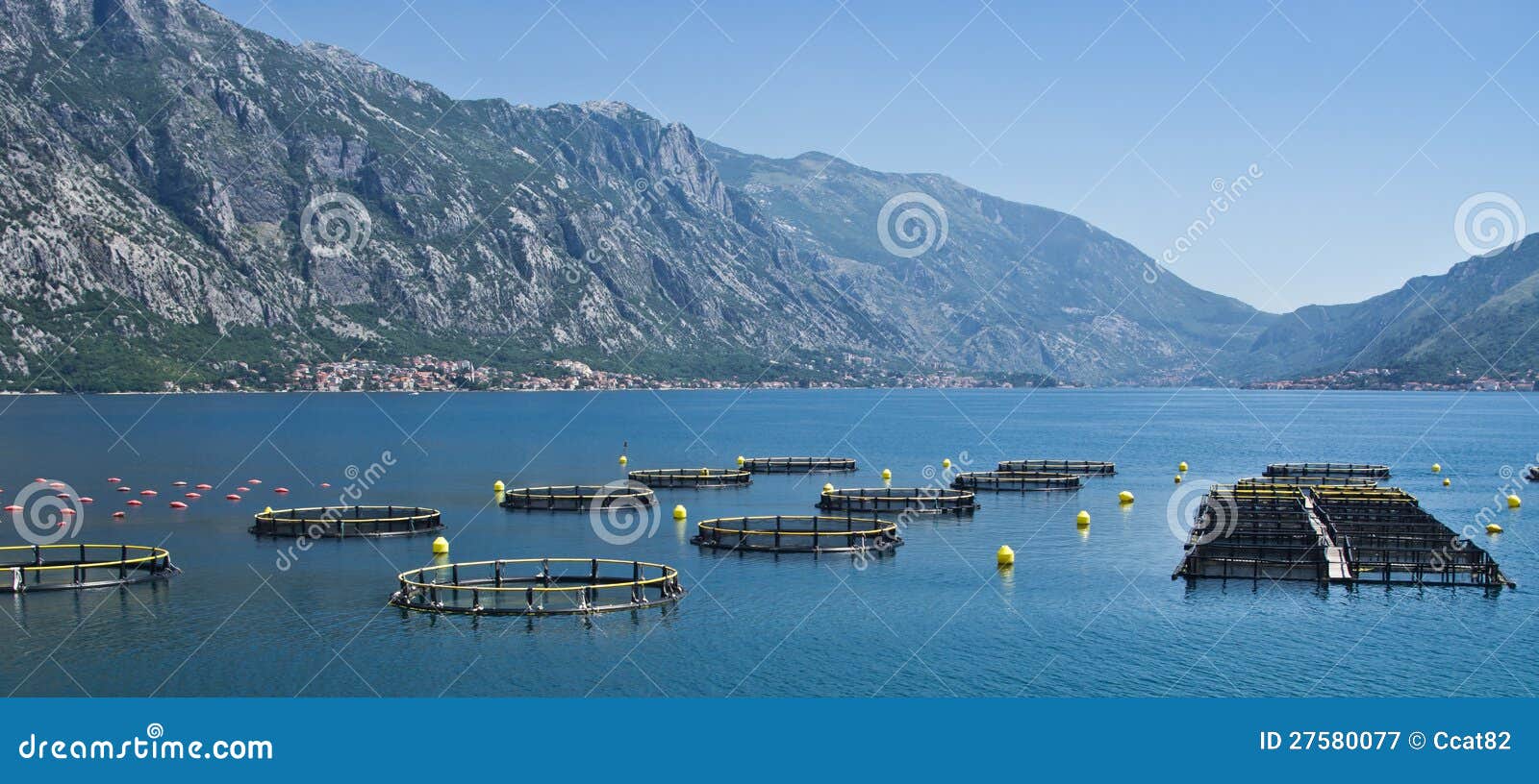 Coastal fish farming stock image. Image of marine, europe - 27580077