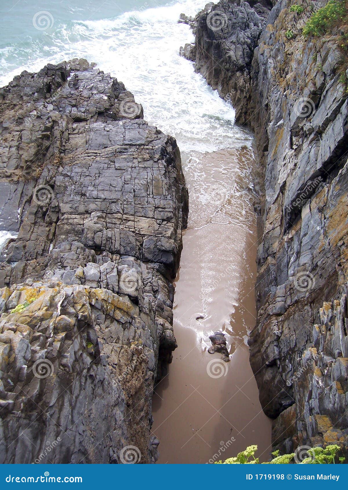 Coastal inlet 2 stock photo. Image of waves, marine, geology - 1719198