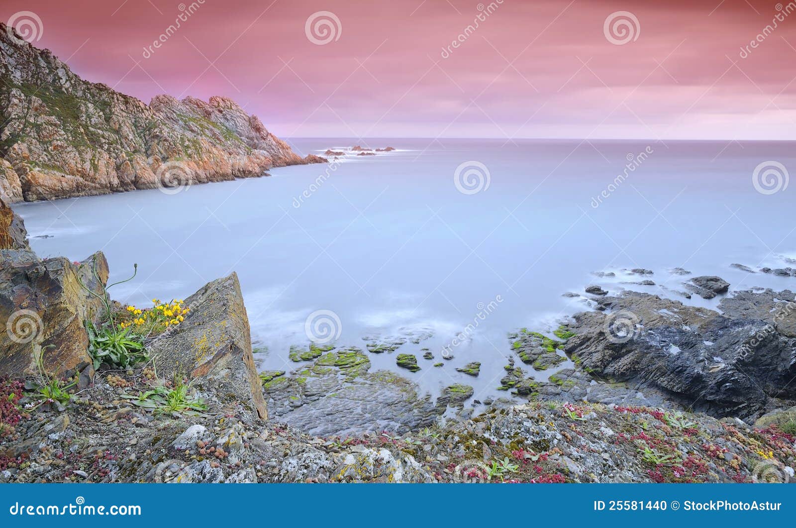 Coastal Landscape in Spring. Stock Photo - Image of clear, beautiful ...
