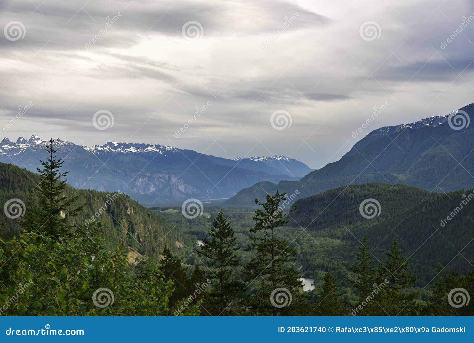 Coastal Mountains in British Columbia. Canada Stock Photo - Image of ...