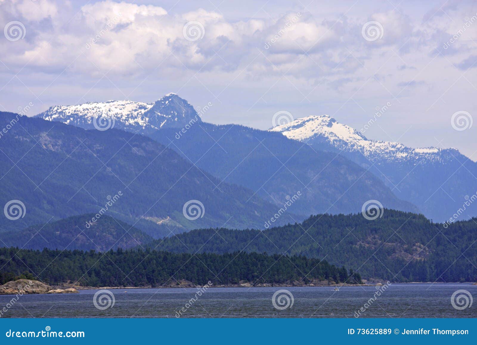 Coastal Mountains, British Columbia Stock Image - Image of forest ...