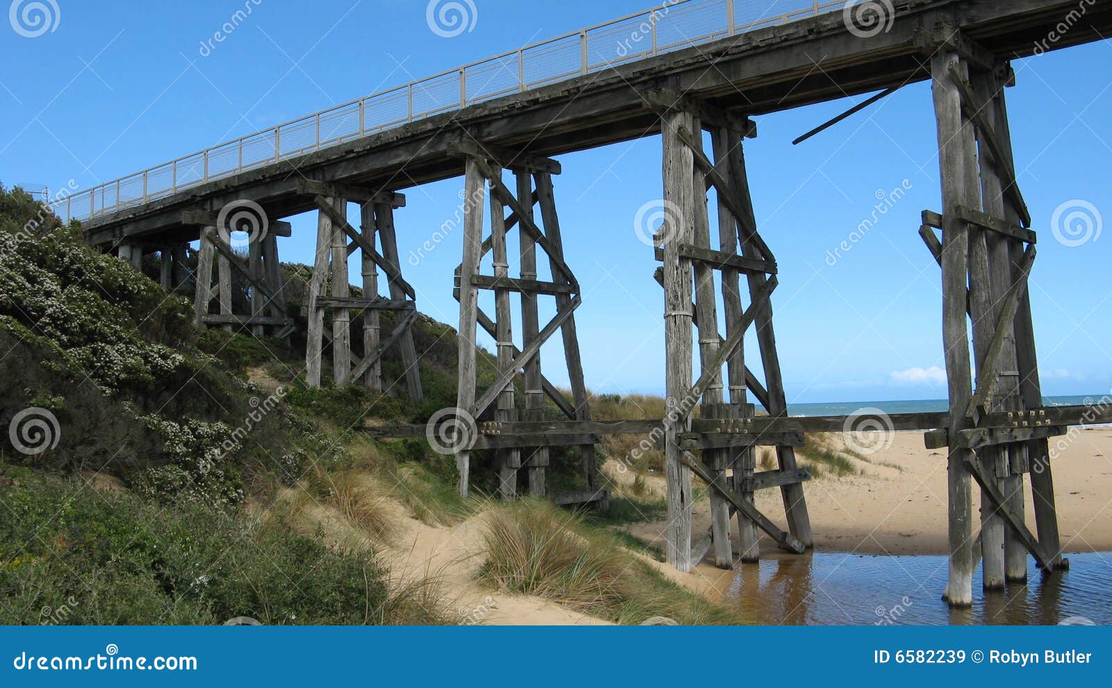 Old Trestle Bridge In Koetong Royalty-Free Stock Photography ...