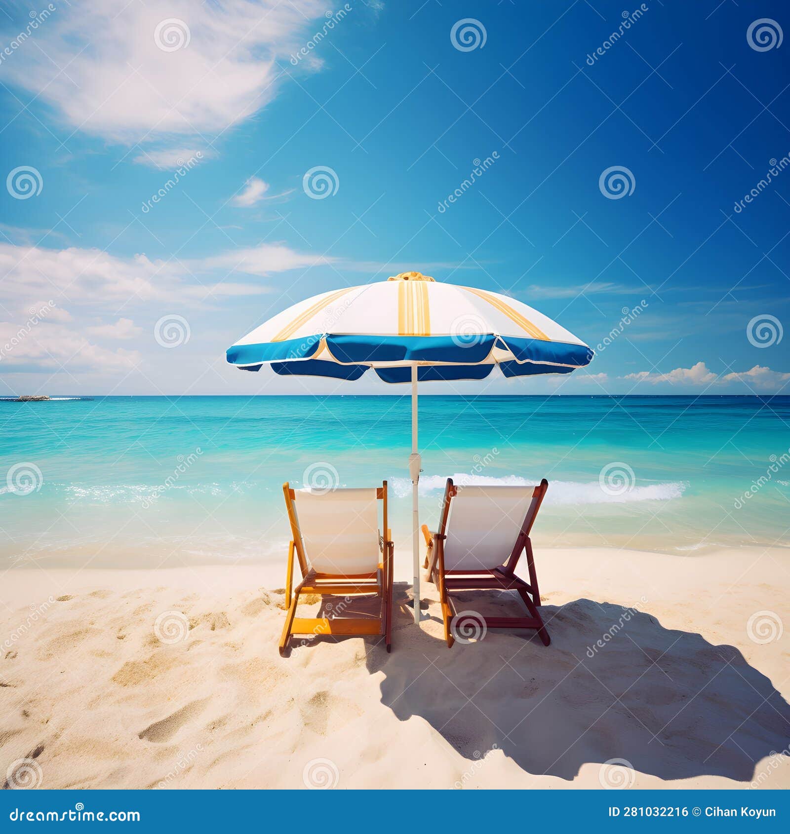 Coastal Reflections, Sandy Beach, Floating Clouds, and Reflective ...