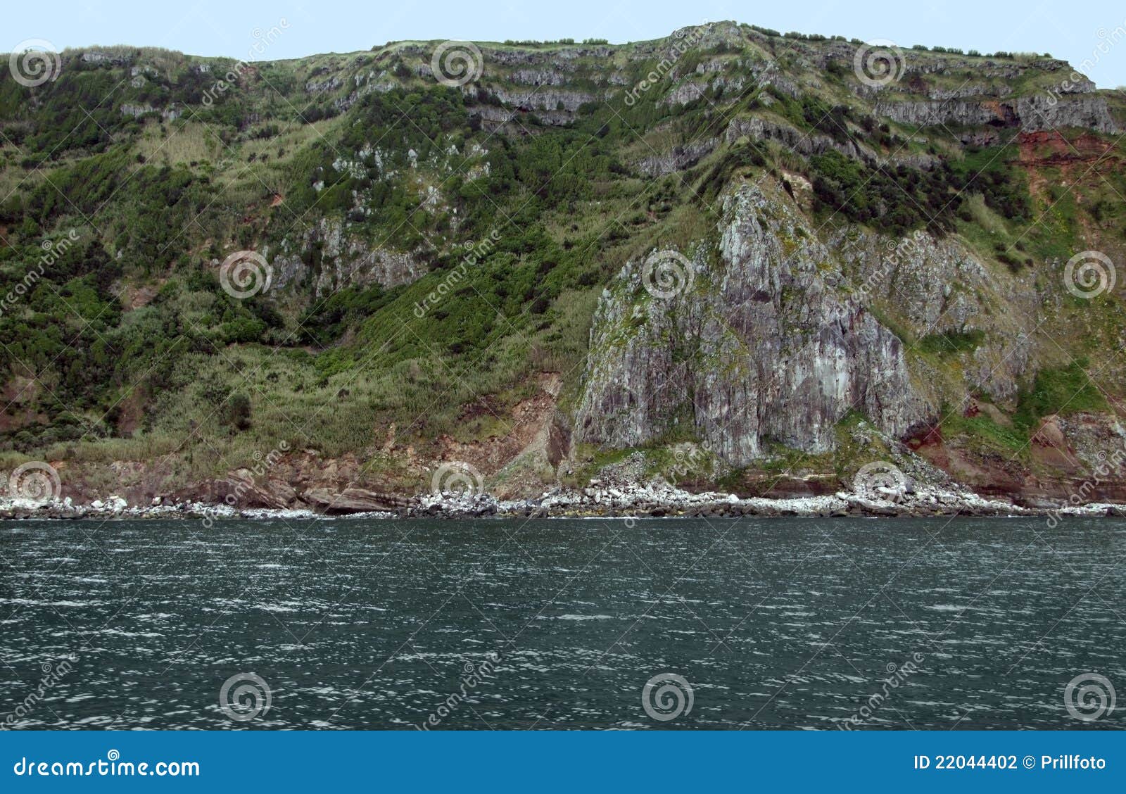 Coastal rock formation stock photo. Image of scenery - 22044402
