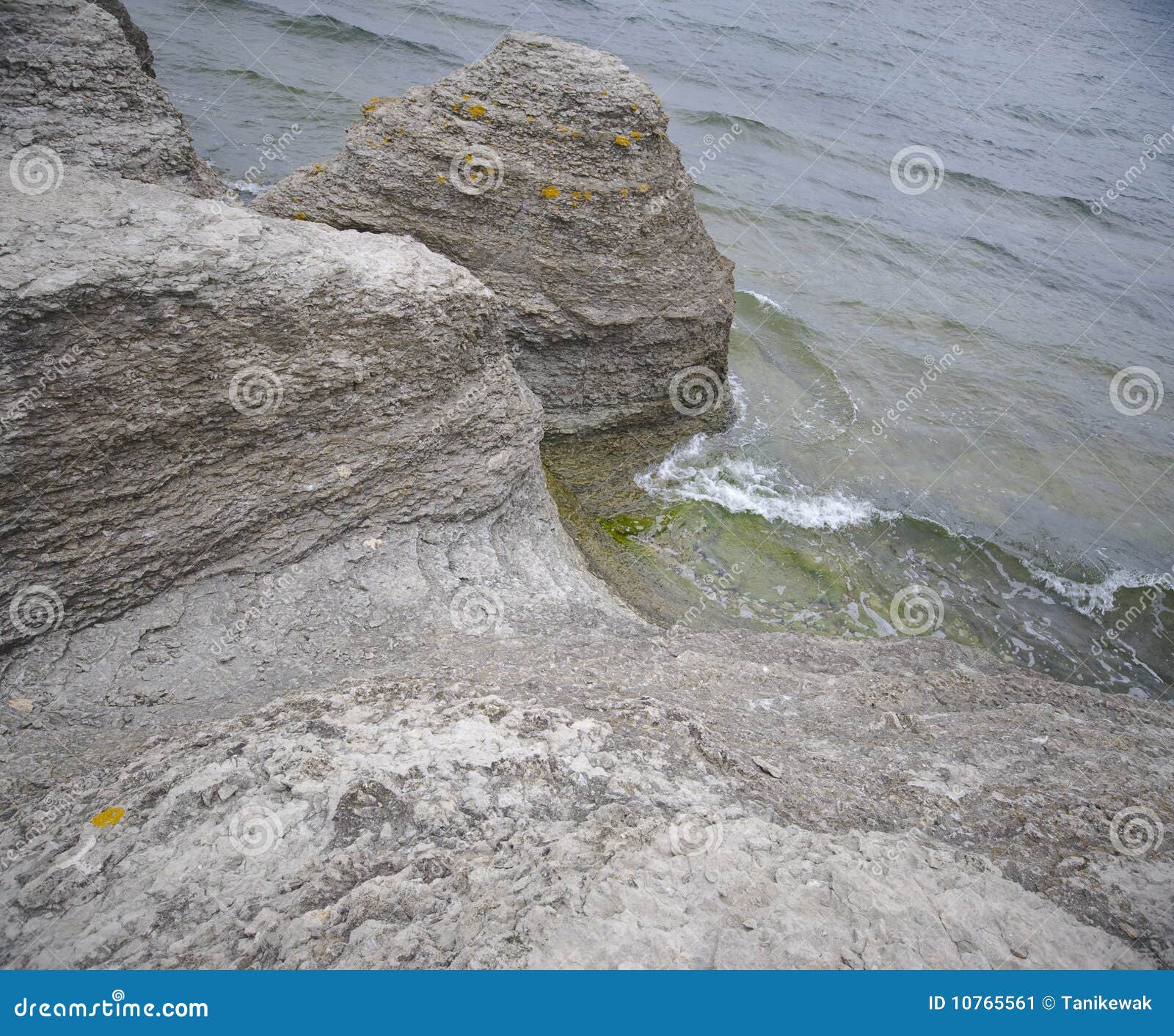 Coastal rock formations stock image. Image of erosion - 10765561