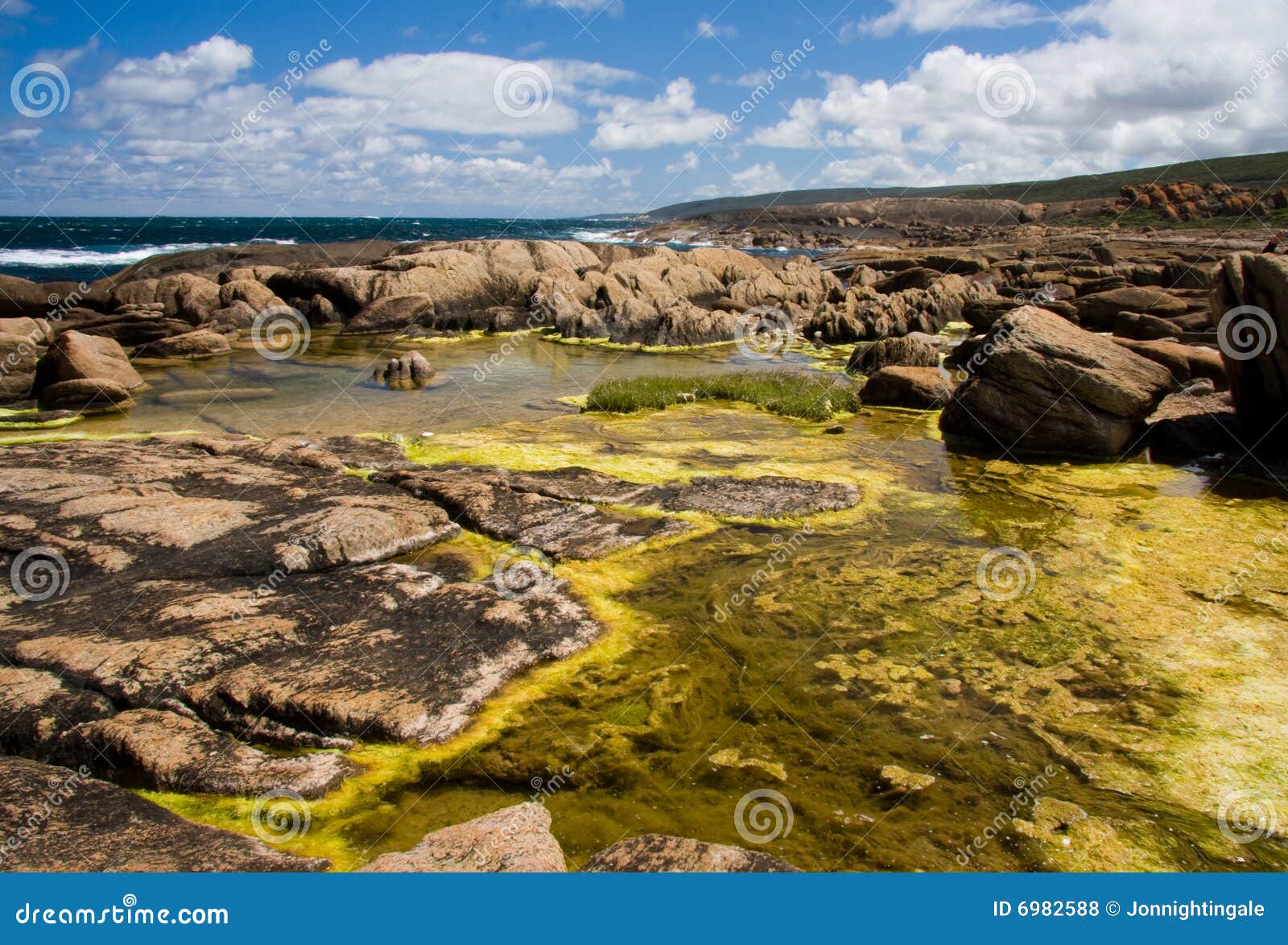 Coastal rock pools stock photo. Image of water, aquamarine - 6982588