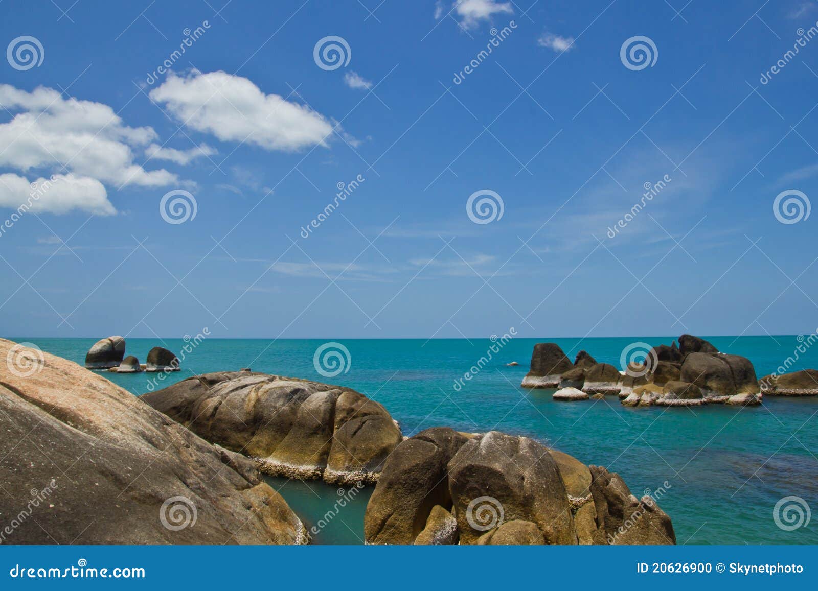 Coastal Rocks Koh Samui Thailand Stock Photo - Image of color, samui ...
