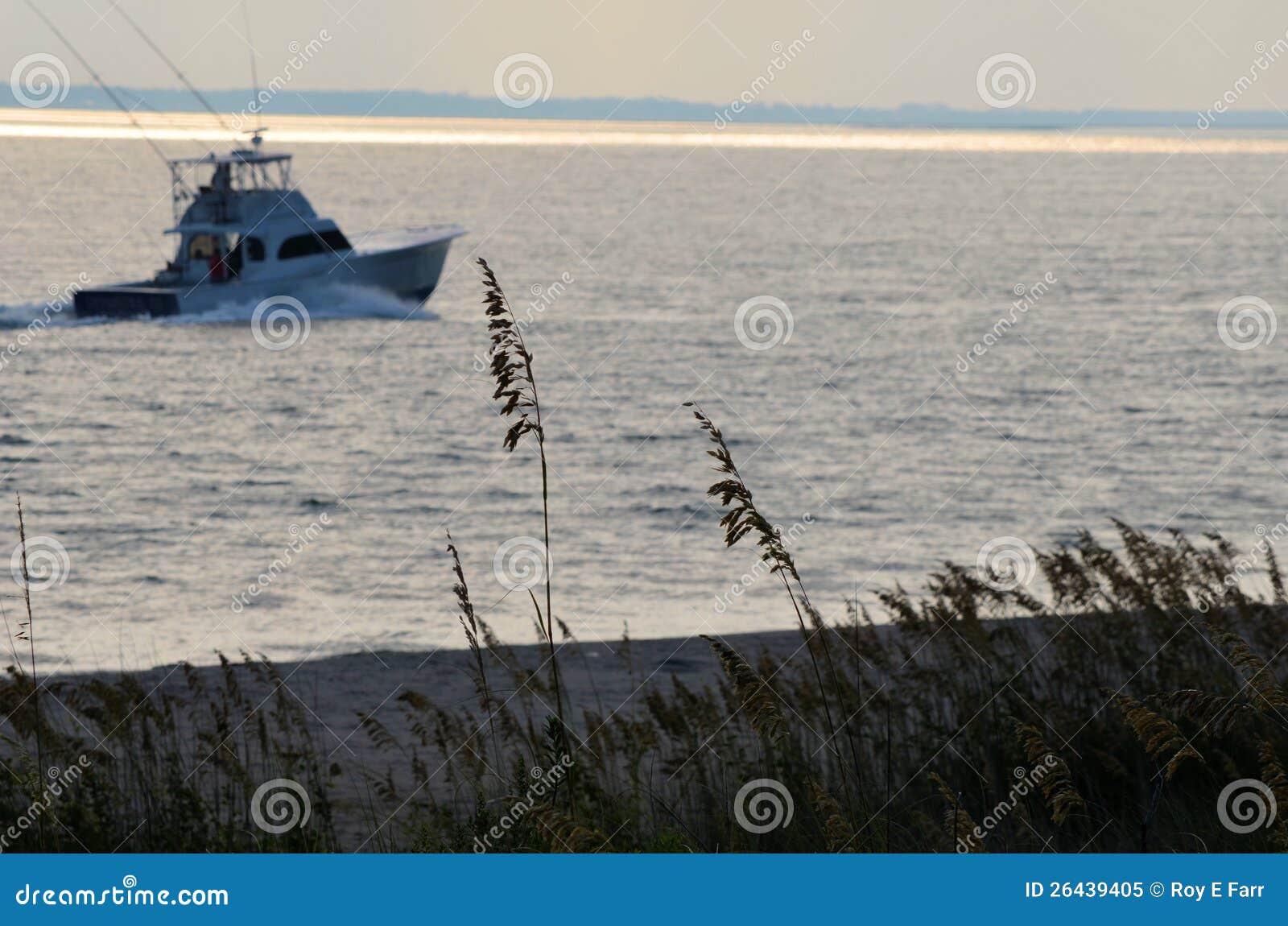 Coastal Scene stock image. Image of fishing, boat, beach - 26439405