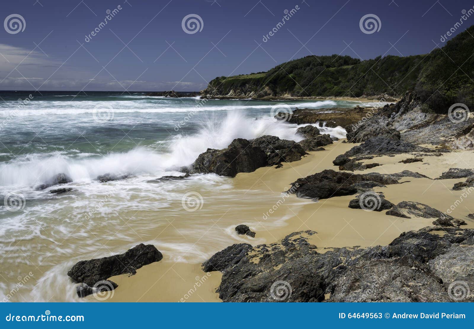 Coastal Scenic stock image. Image of beach, pacific, ground - 64649563