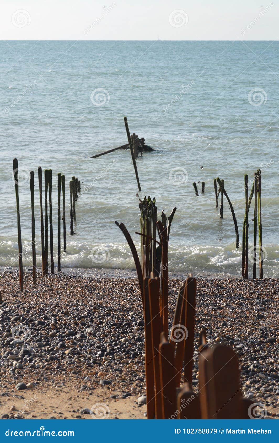Coastal Sea Defence Along English East Coast. Stock Image - Image of ... Coastal Sea Defence Along English East Coast. Stock Image - Image of ...