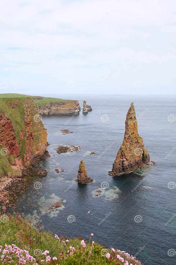 Coastal Stacks stock image. Image of scene, cliff, geological - 5483971