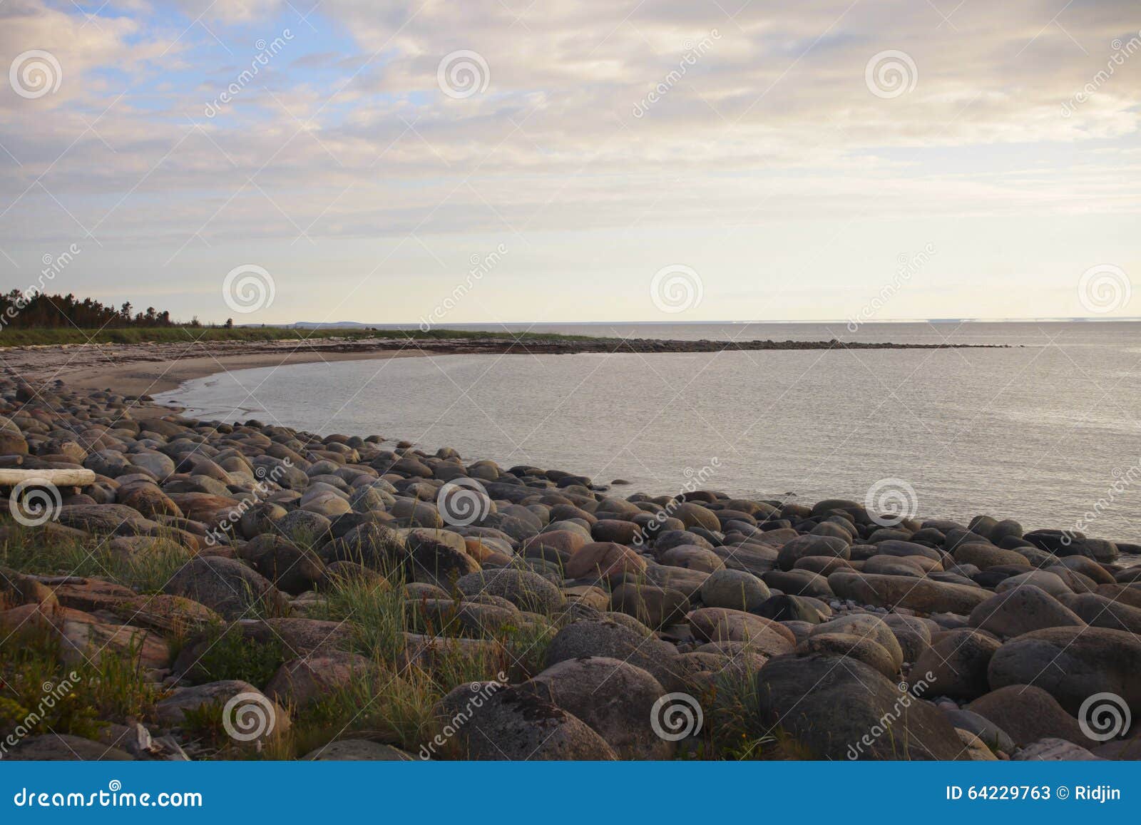 Coastal stone Spit stock image. Image of beach, skyline - 64229763