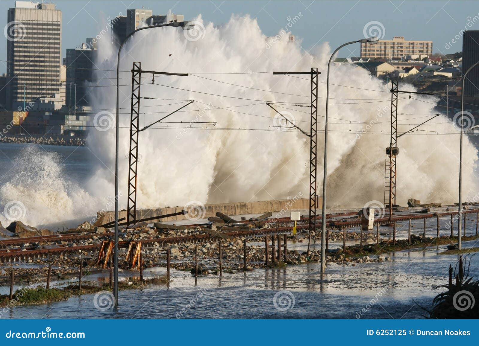 Coastal Storm Waves Royalty-Free Stock Photography | CartoonDealer.com ...